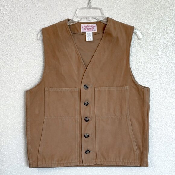 Filson | Jackets & Coats | Cc Filson Moleskin Vest Mens Size 4 Style ...